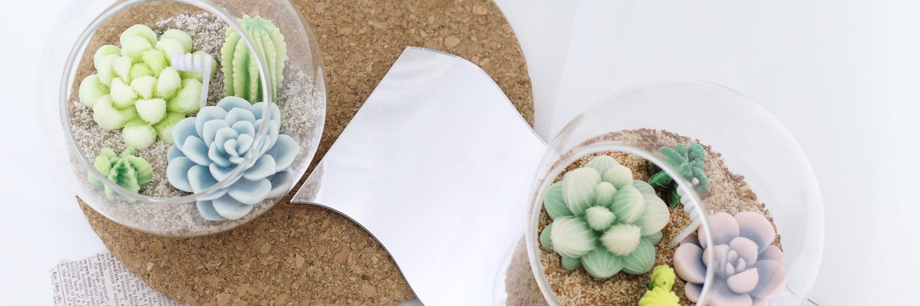 Aurora - Planet Candle｜Succulent Potted Candle｜Crystal Ball with ...