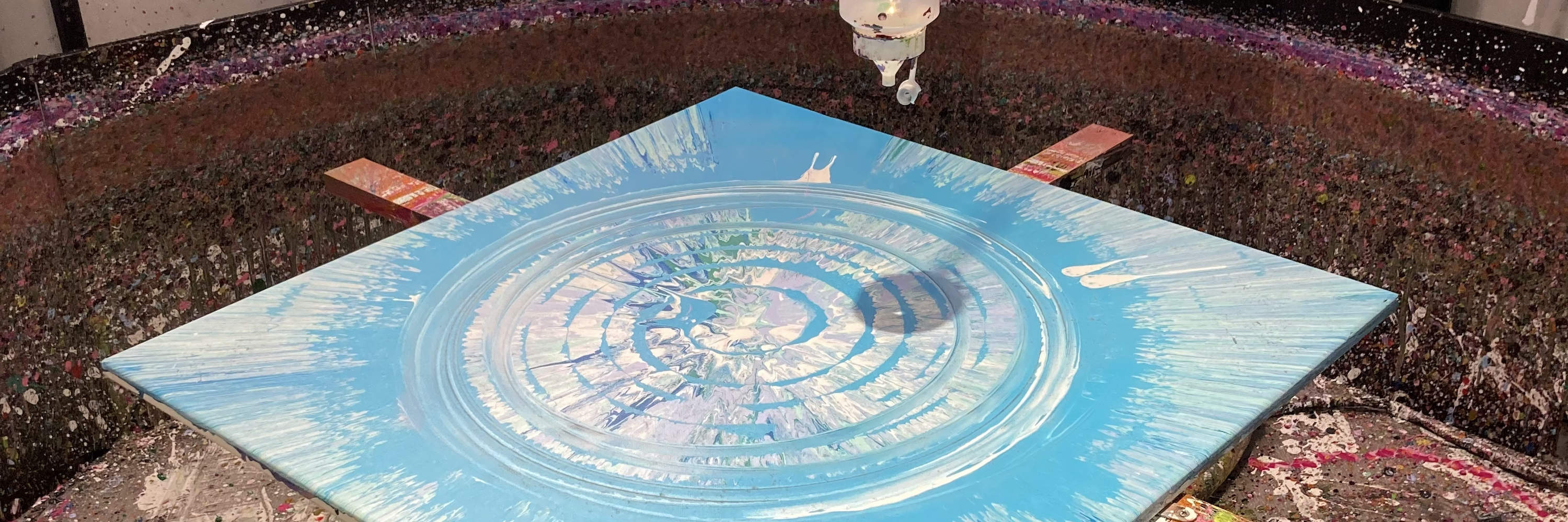 Go Central - AURA ART THE ORBIT Spin Art | 70cm or 100cm Canvas - Klook