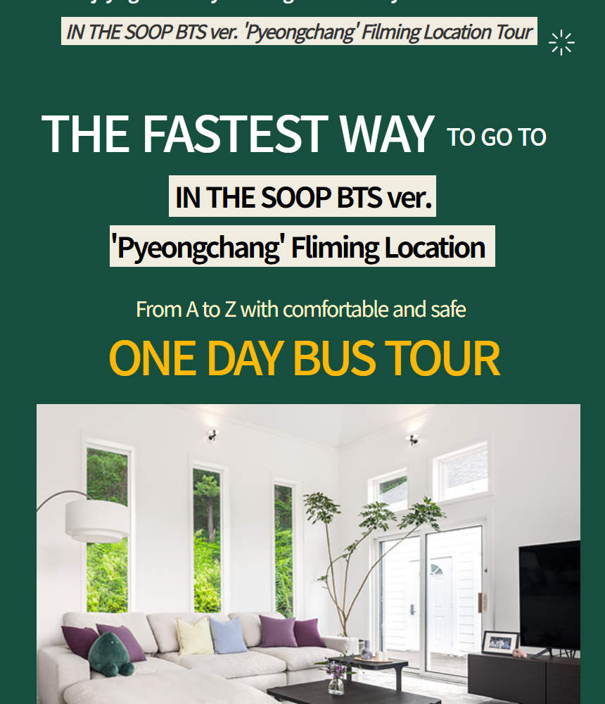 IN THE SOOP BTS Ver. (PyeongChang) Filming Location Tour - Klook