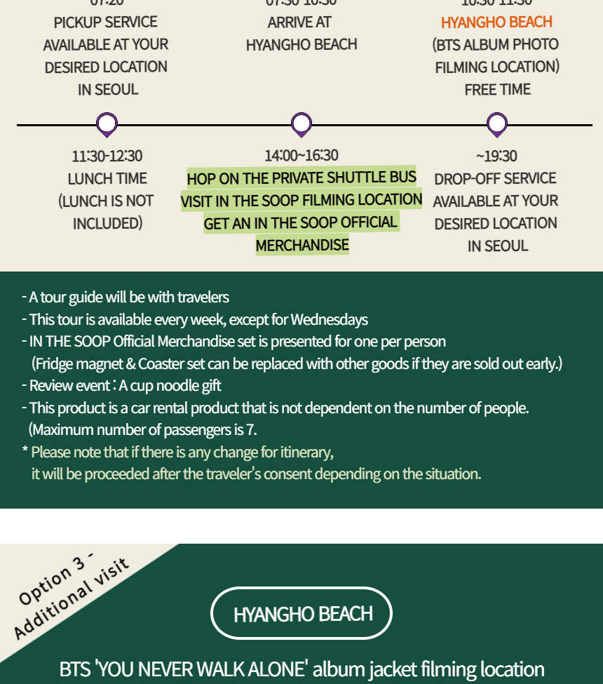 IN THE SOOP BTS Ver. One Day Private VIP Tour - Klook Canada