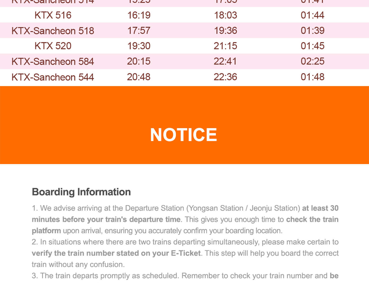 Seoul - Jeonju KTX Train Ticket - Klook