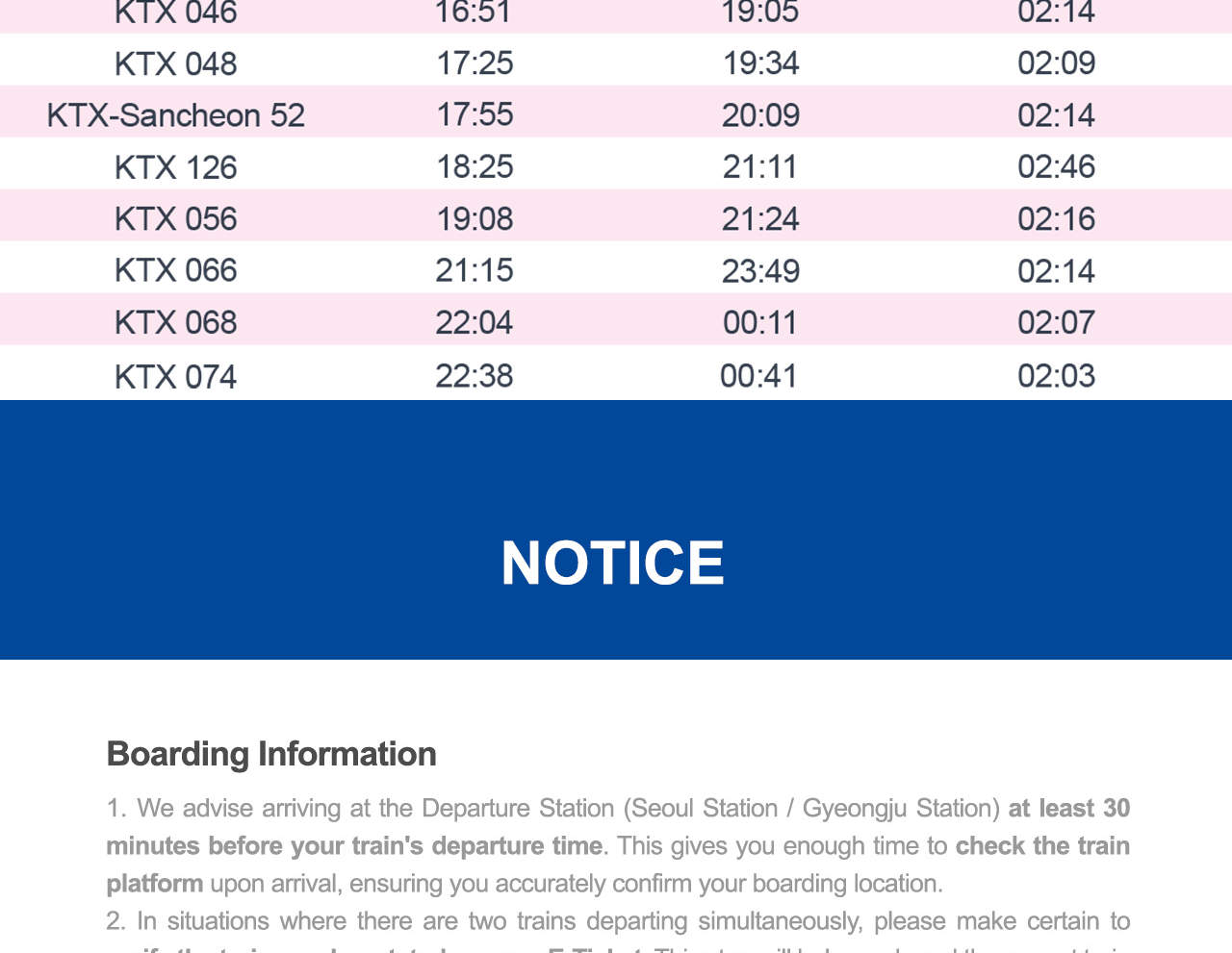 Seoul - Gyeongju KTX Train Ticket - Klook Singapore