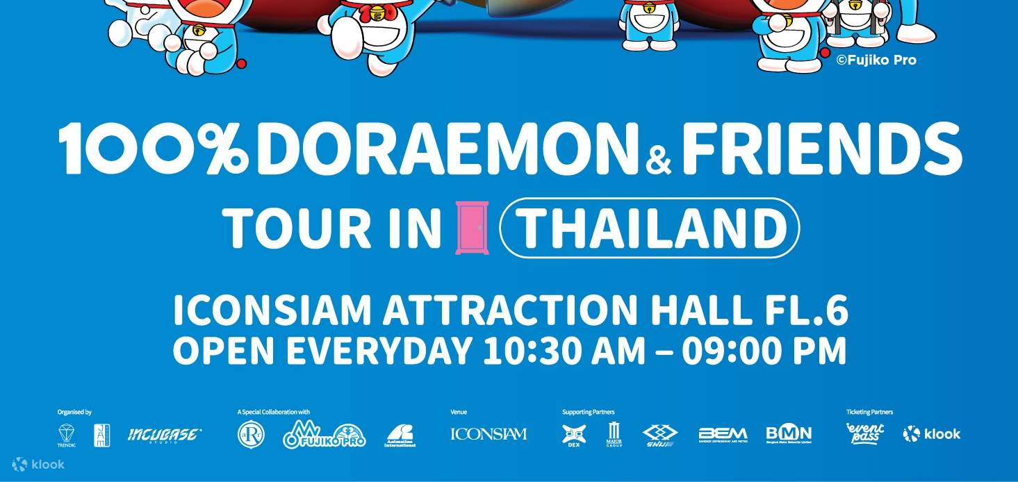 100% TUR DORAEMON & TEMAN-TEMAN DI THAILAND - Klook Indonesia