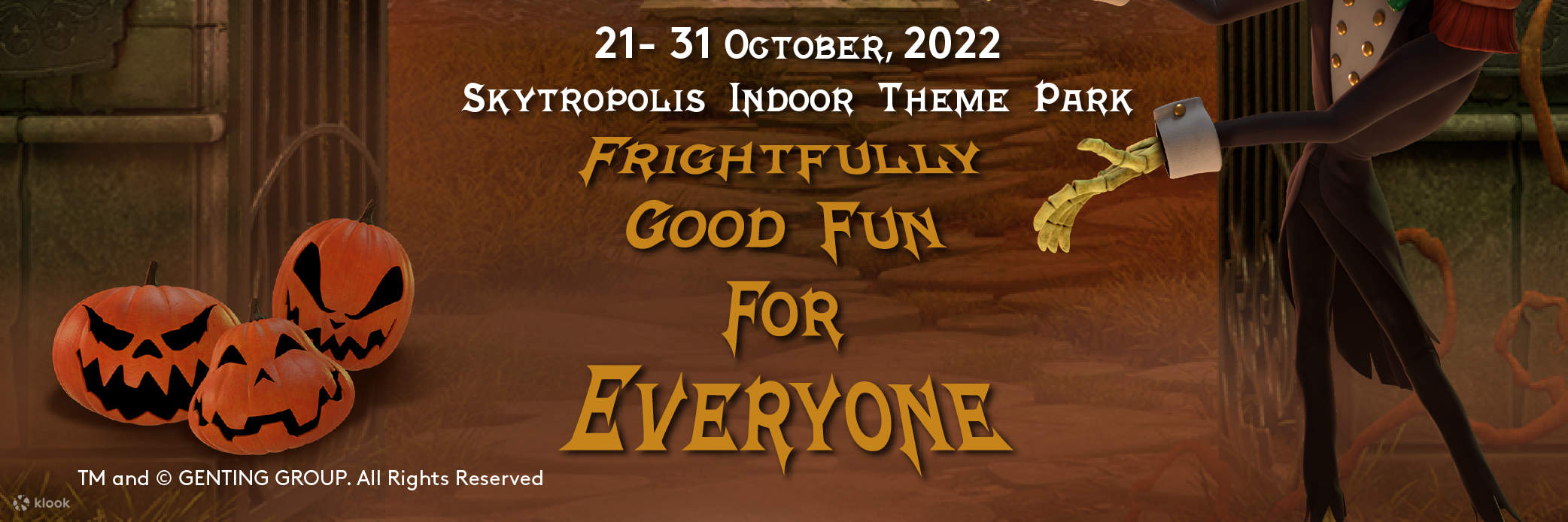 Genting Spookadilly Halloween 2022 Ticket - Klook Estados Unidos