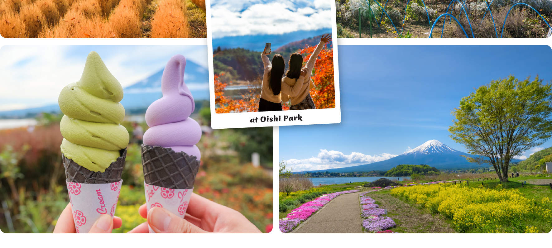 [Mt. Fuji & Hakone] Fujisan Yumeno Ohashi, Owakudani, Oshino Hakkai ...