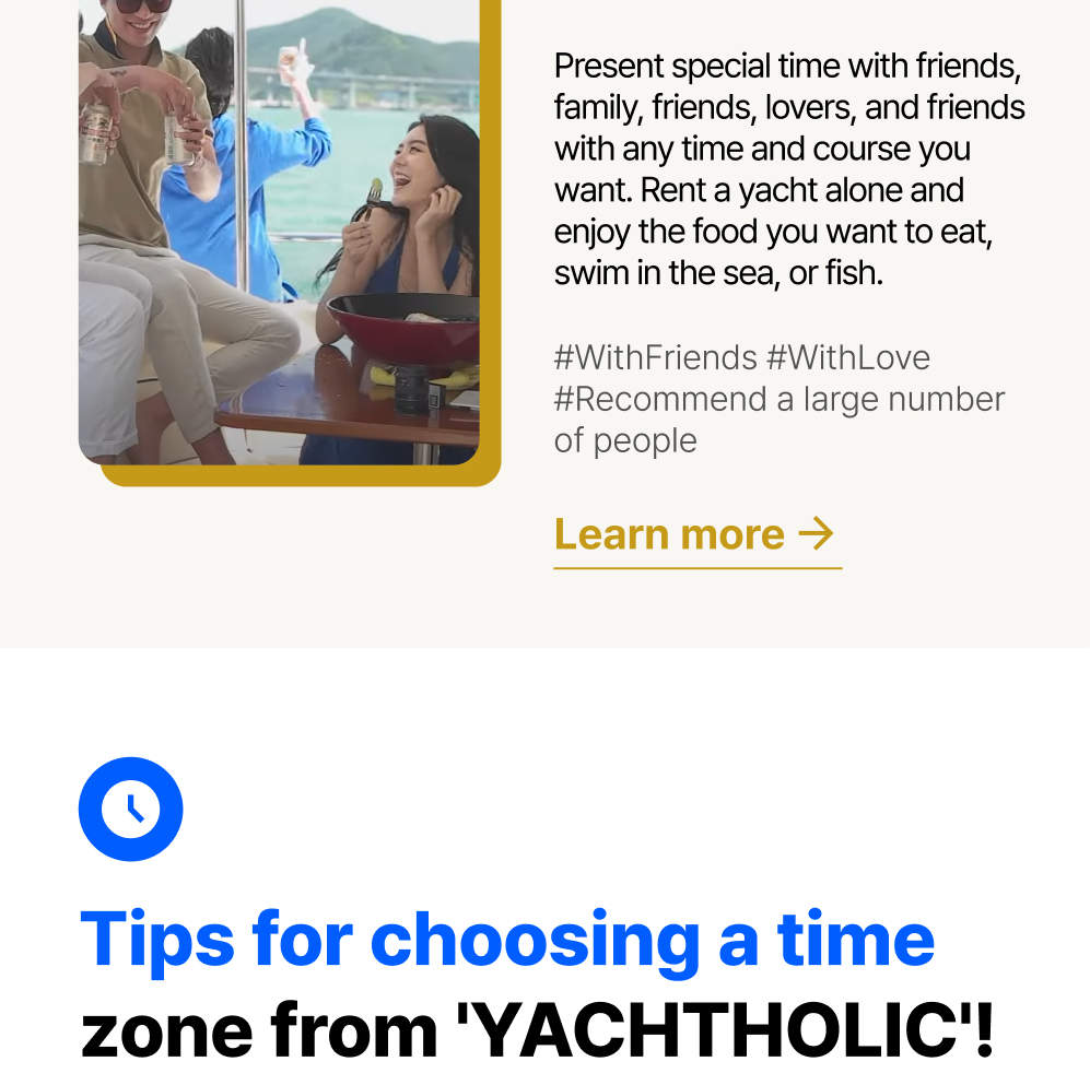 [Klook Discount] Luxury Yacht Experience in Busan (Photobook Free ...
