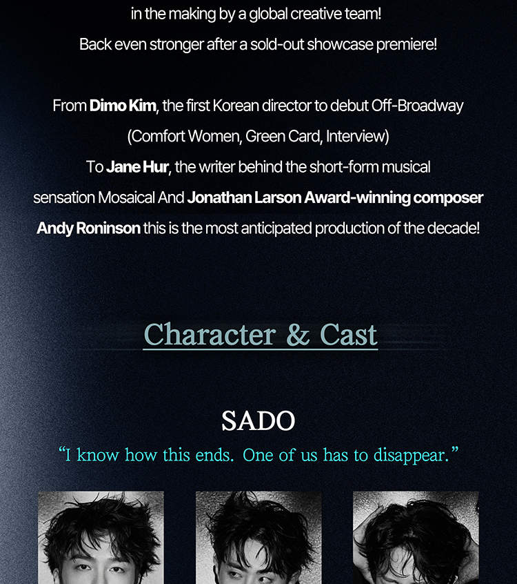Musical SHADOW Ticket in Seoul - Klook United Kingdom