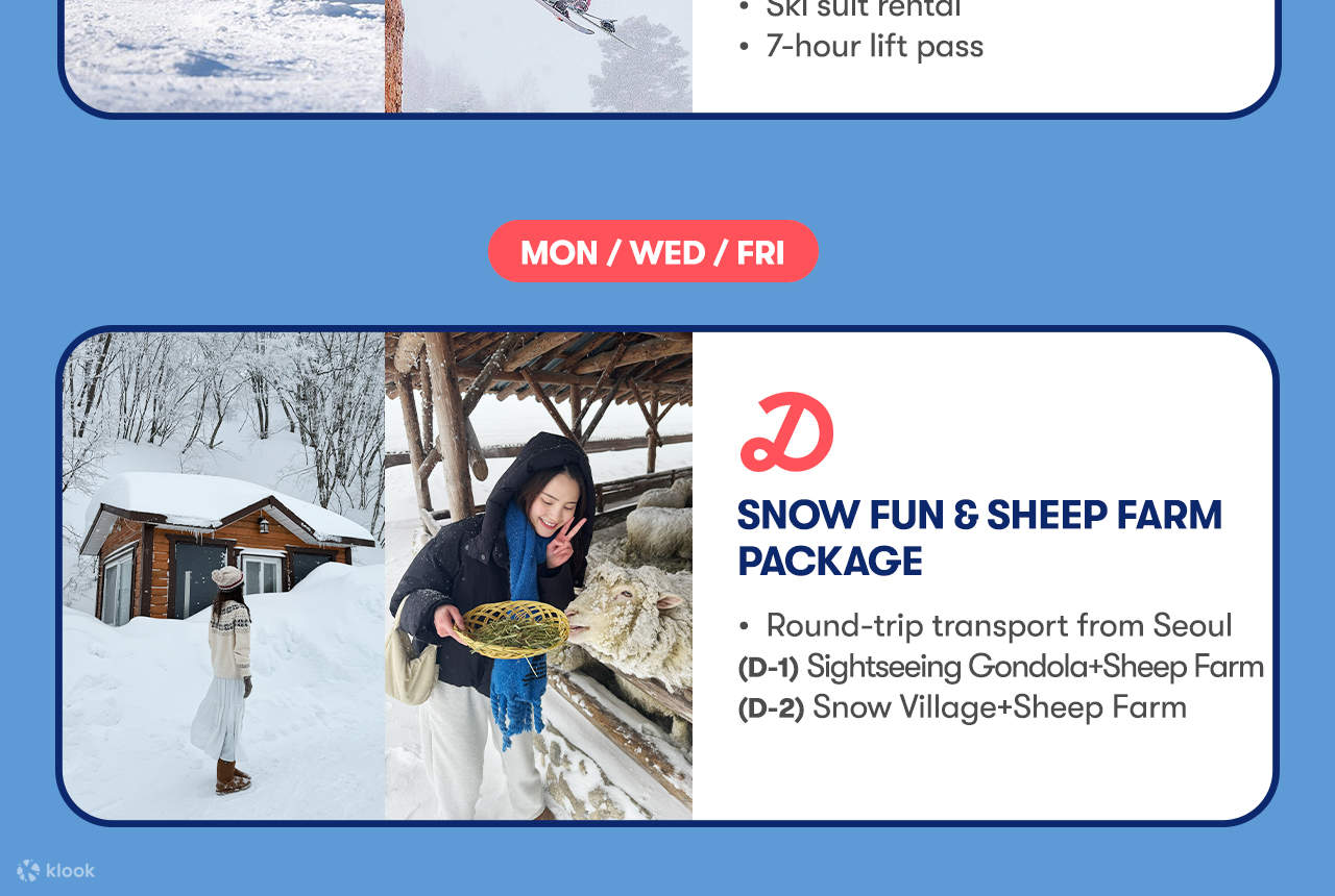 Pyeongchang Phoenix Park and Daegwallyeong Sheep Farm Tour - Klook