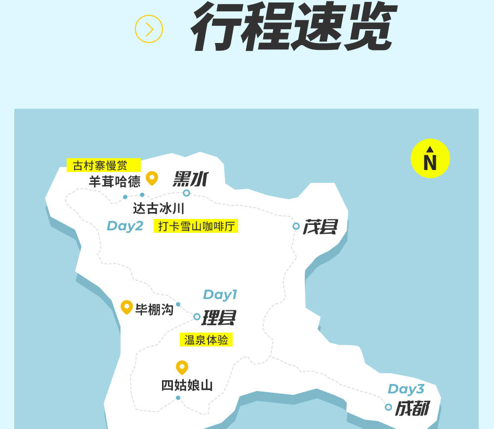 3-Day Tour of Snow White Aba Loop in Sichuan (Shuangqiaogou in ...