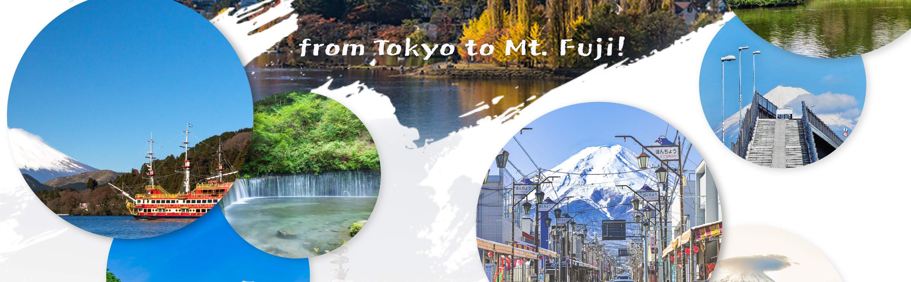 [Mt. Fuji & Hakone] Fujisan Yumeno Ohashi, Owakudani, Oshino Hakkai ...