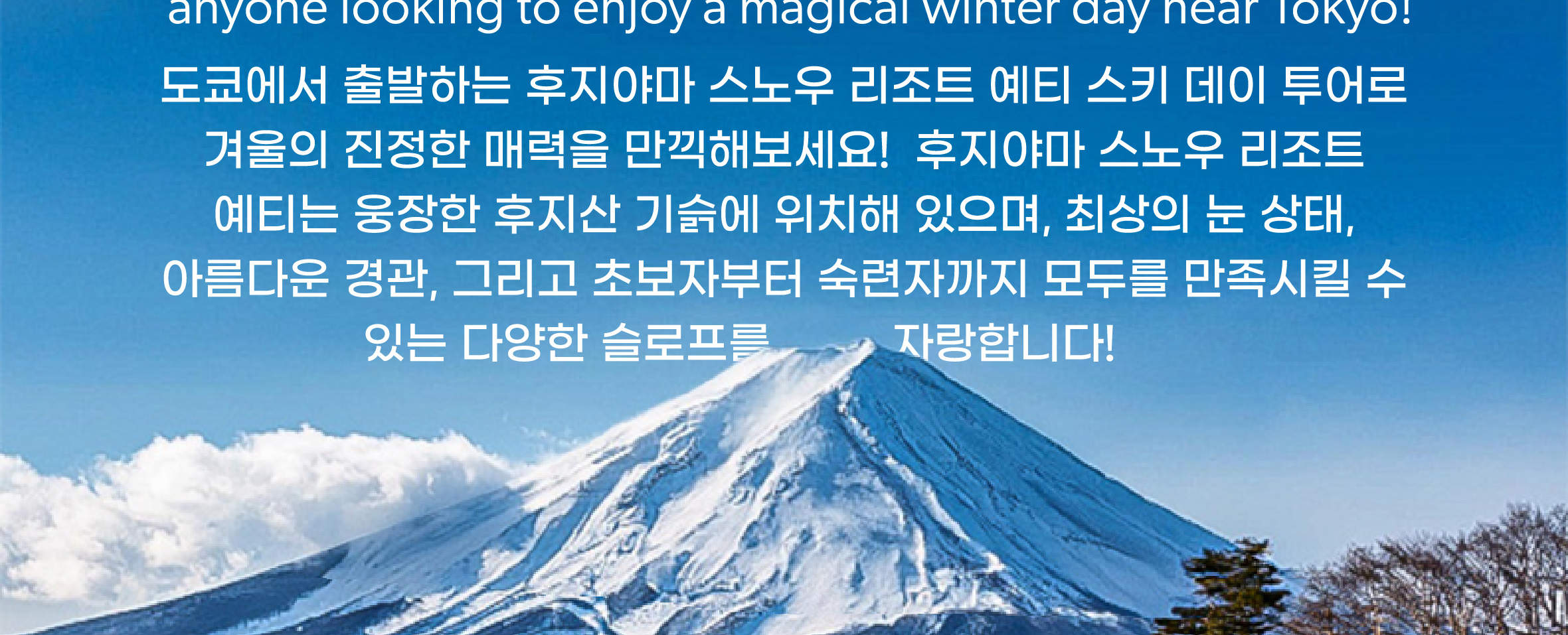 Mt. Fuji - Fujiyama Snow Ski Resort Yeti Day Trip from Tokyo - Klook ...