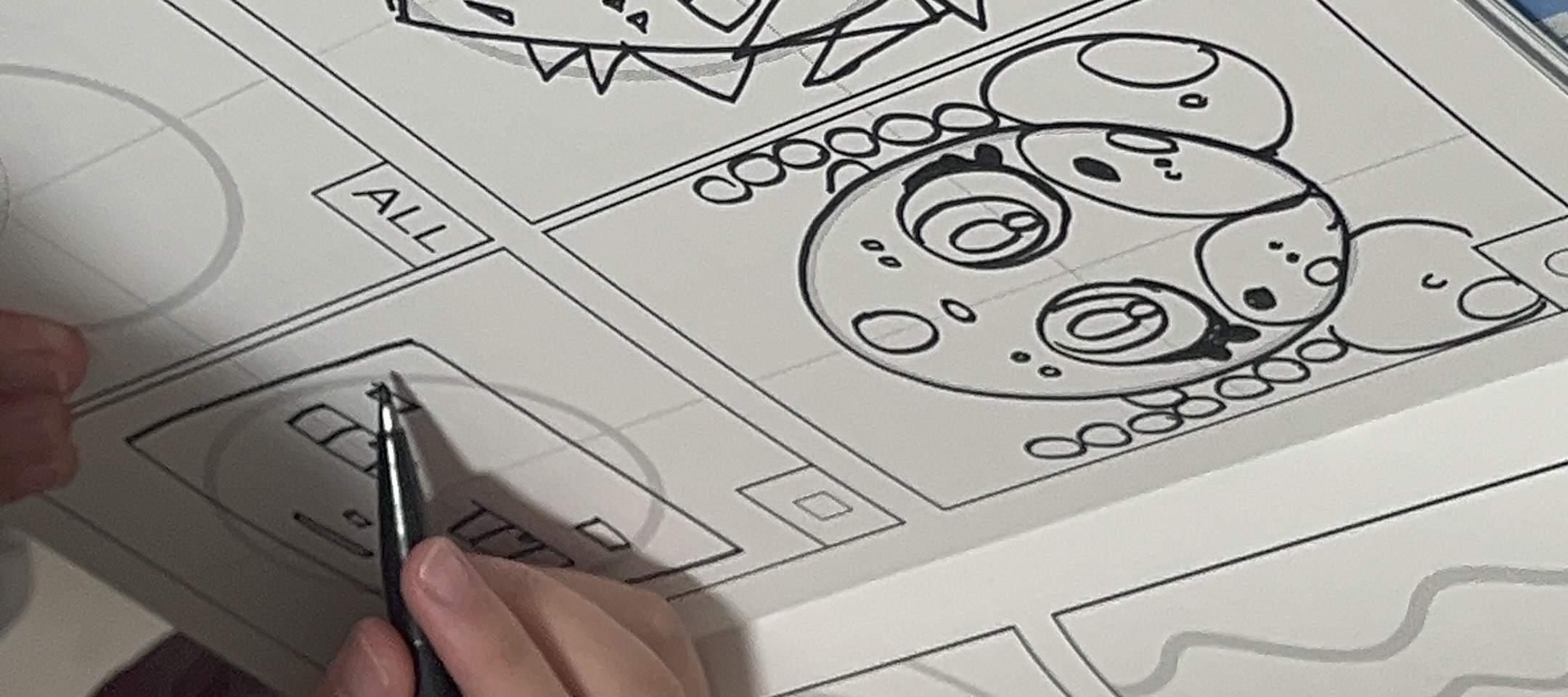 Manga production experience with a famous professional manga artist ...