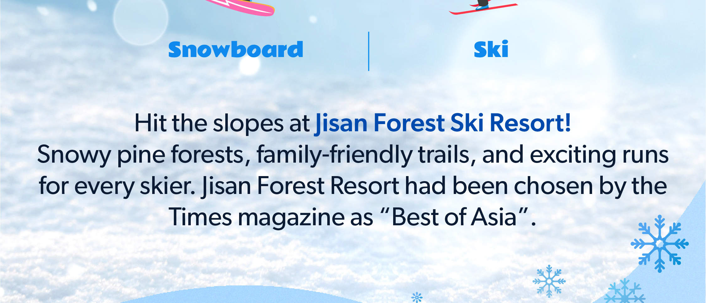 Jisan Forest Winter Ski Day Tour mula sa Seoul - Klook Estados Unidos