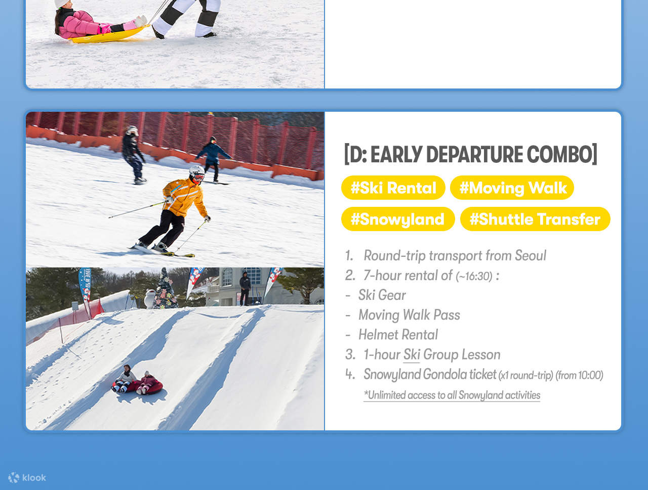 Vivaldi Park Snowy Land One Day Self Guided Tour in Gangwon-do - Klook ...