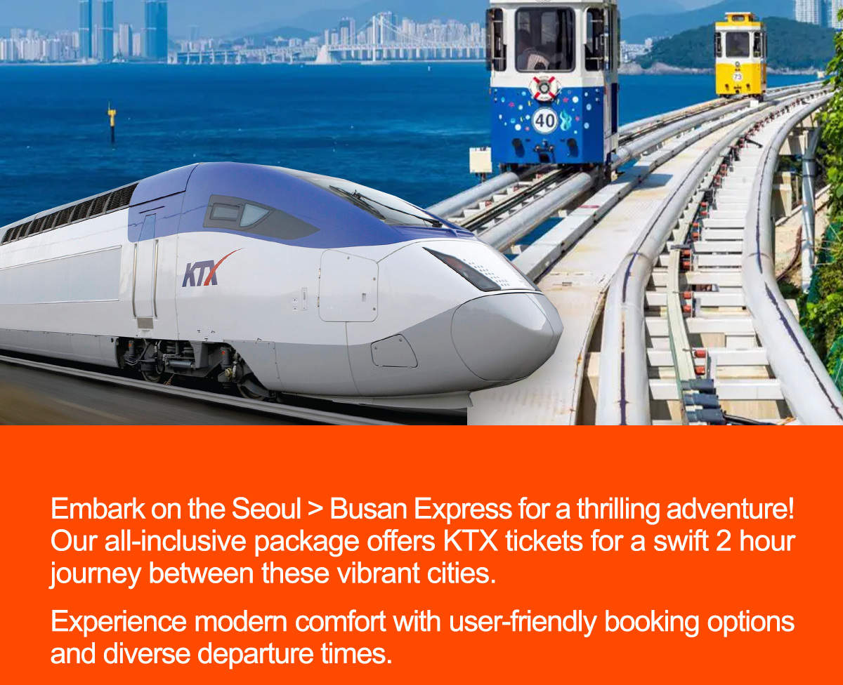 Seoul - Busan KTX Train Ticket - Klook India