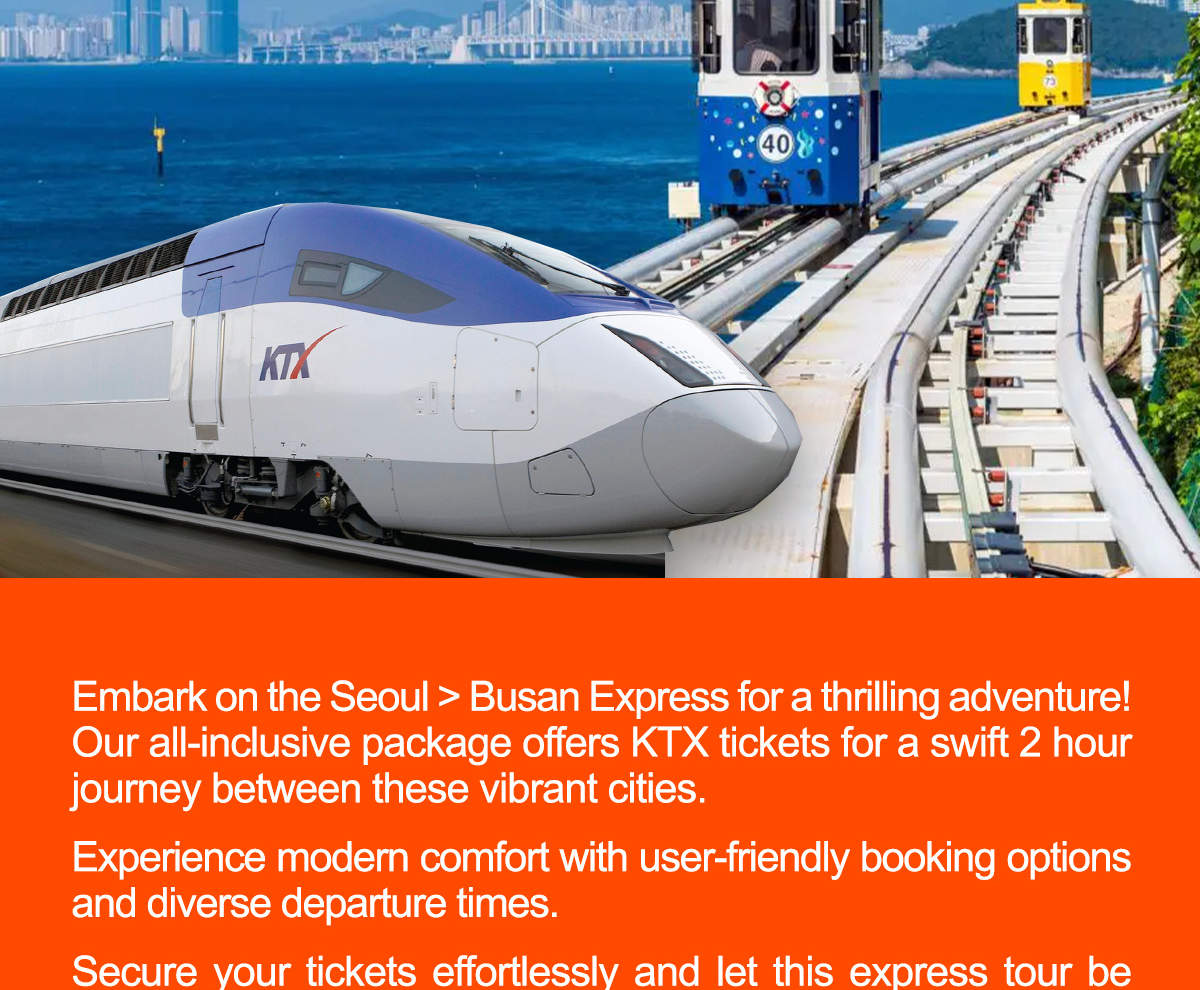 Seoul - Busan KTX Train Ticket - Klook Singapore