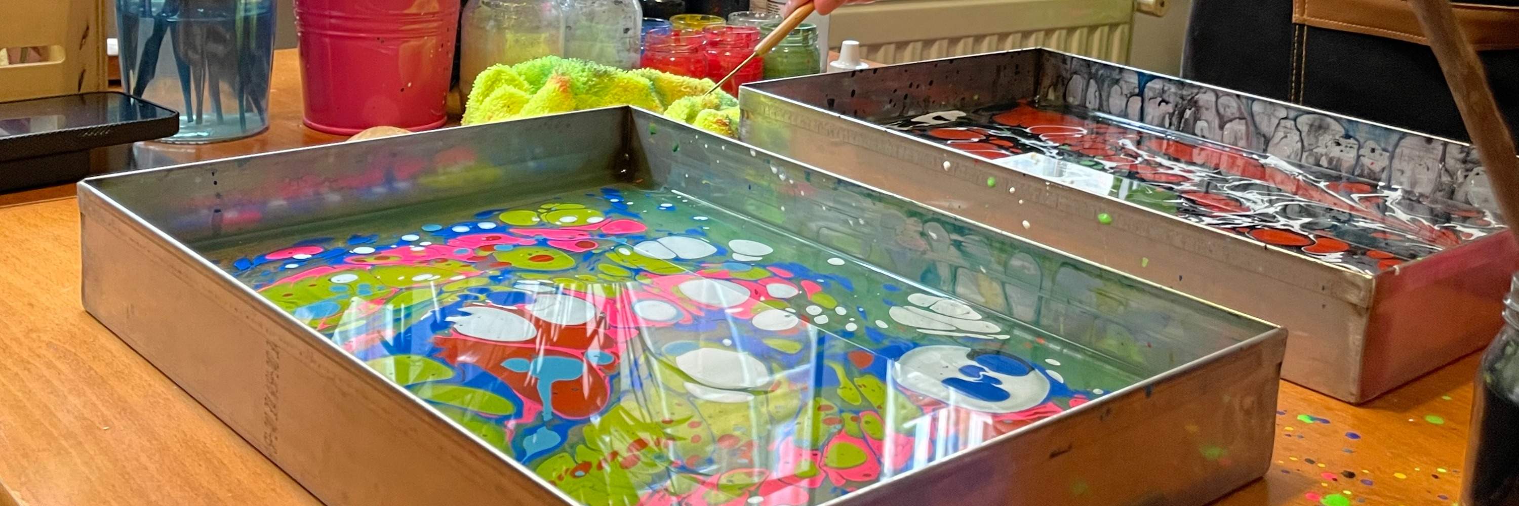 Immerse Yourself in Turkish Culture with a Painting on Water Marbling ...
