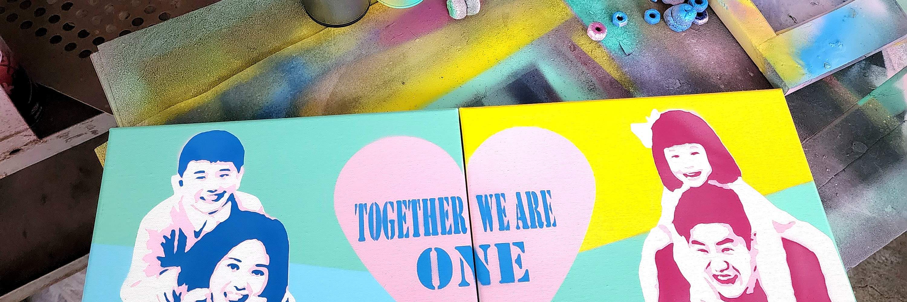 Popduction - Exclusive PopArt portrait spray painting experience ...