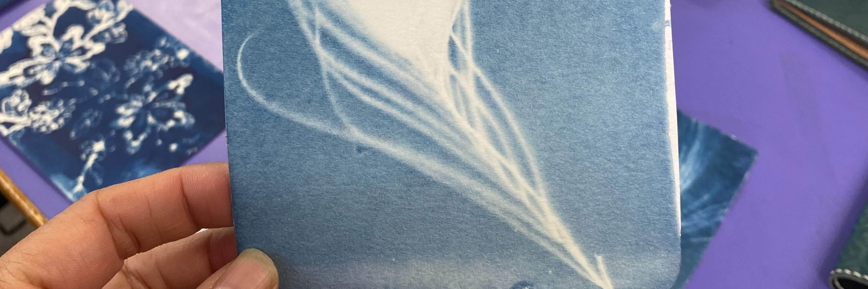 Handmade Classroom - Cyanotype Small Crossbody Bag Workshop Cyanotype ...