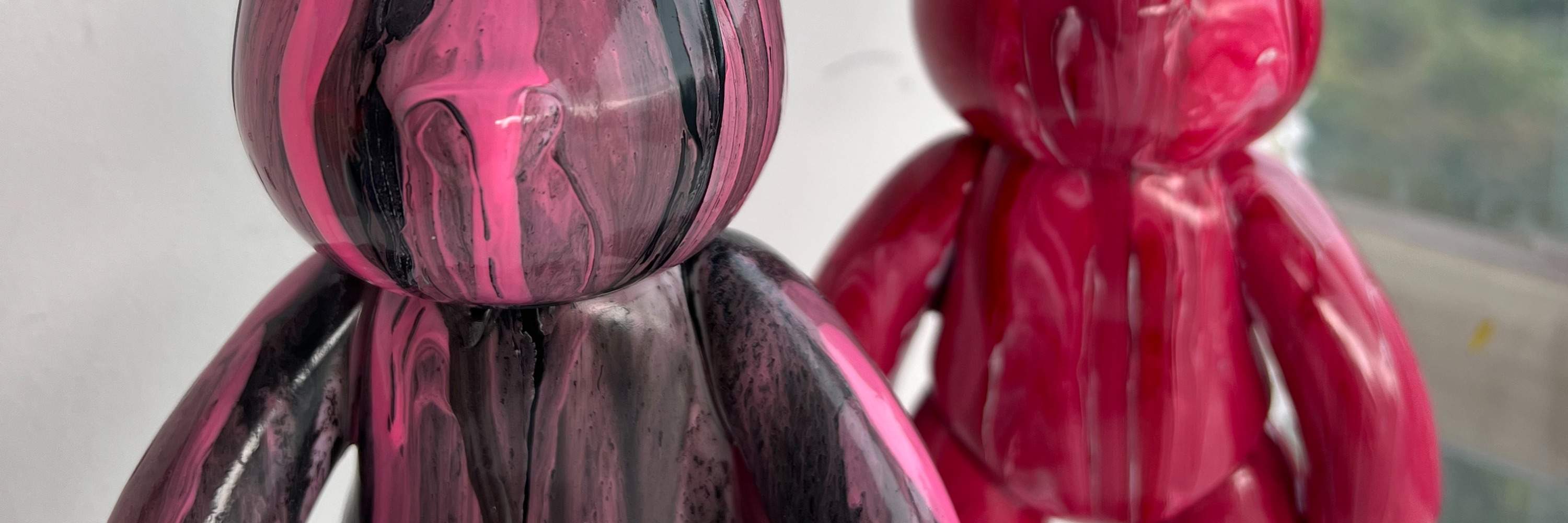 Heal Me Art - Fluid Rabbit Qian Ying｜Fluid Violent Bear｜Pressed Letter ...