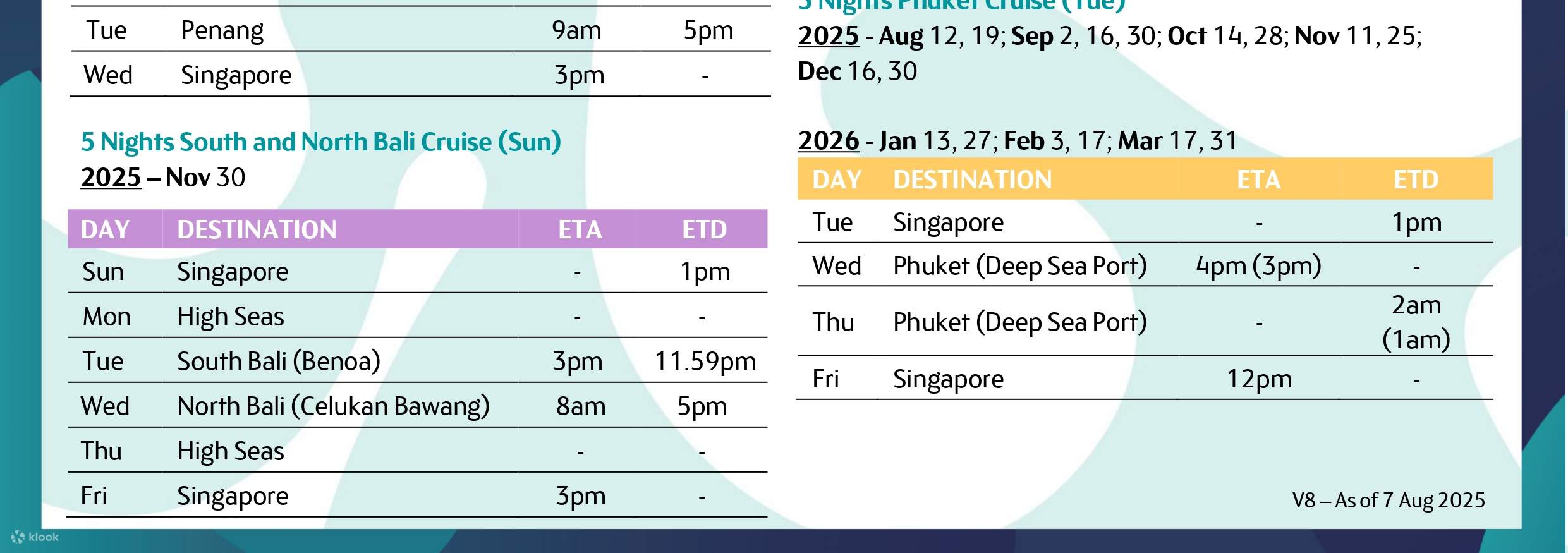 Cruceros al destino Genting Dream por Dream Cruises - Klook Estados Unidos