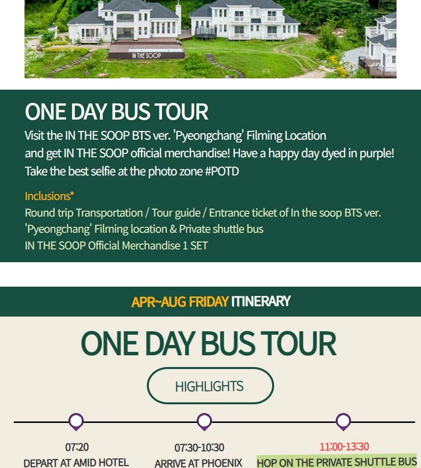 IN THE SOOP BTS Ver. (PyeongChang) Filming Location Tour - Klook India