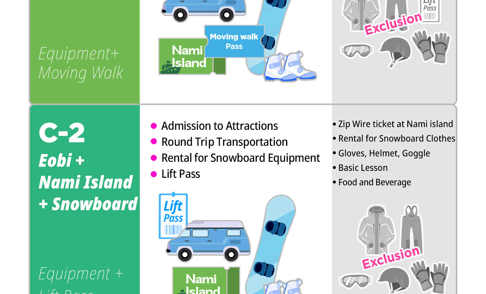 Elysian Ski & Nami Island & Eobi Ice Valley Day Tour from Seoul - Klook ...