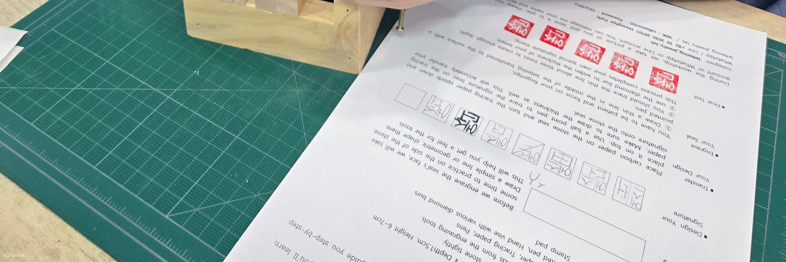 Seoul Euljiro Hand-Engraved Stone Seal Workshop in Korean Alphabet - Klook Australia