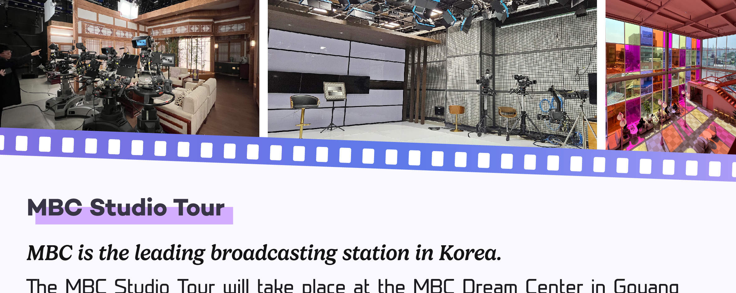 MBC STUDIO One Day Tour from Seoul - Klook United Kingdom
