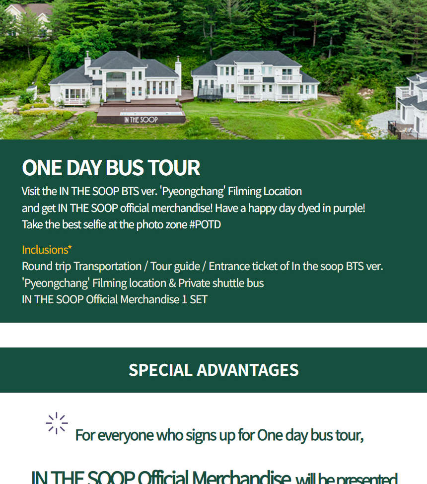 IN THE SOOP BTS Ver. One Day Private VIP Tour - Klook United States