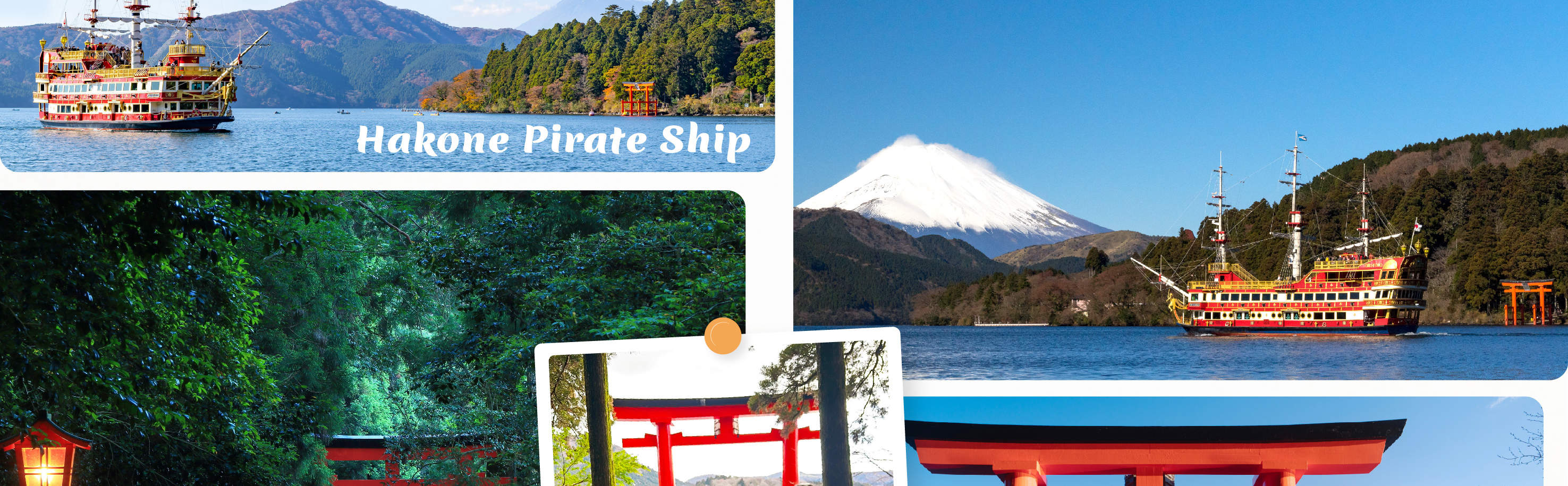 [Mt. Fuji & Hakone] Fujisan Yumeno Ohashi, Owakudani, Oshino Hakkai ...