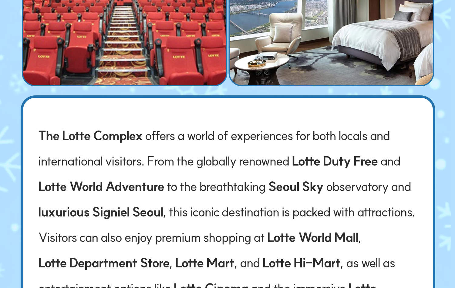 ULTRA LOTTE TOUR (Lotte Duty Free, Lotte World, Seoul Sky, Aquarium ...