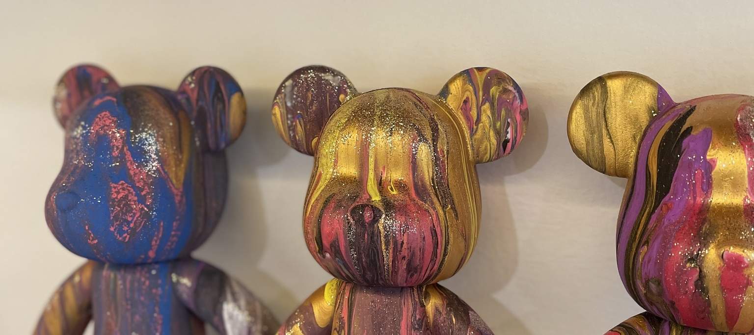 Express Your Creativity: Motion, Splat & Bear Brick Art Painting ...