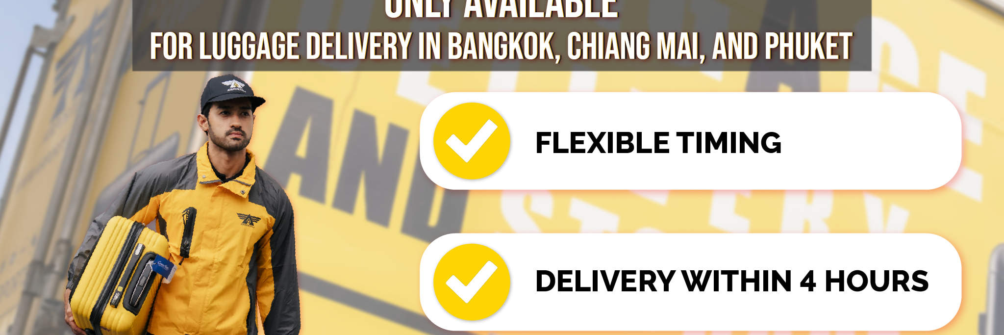 AIRPORTELs Luggage Delivery Service in Thailand - Klook The Bahamas