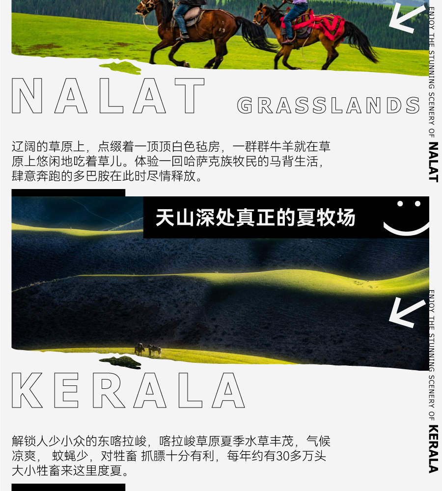 8-Day Tour in Yili, Xinjiang (Sailim Lake + Horgos Port + Kalajun ...