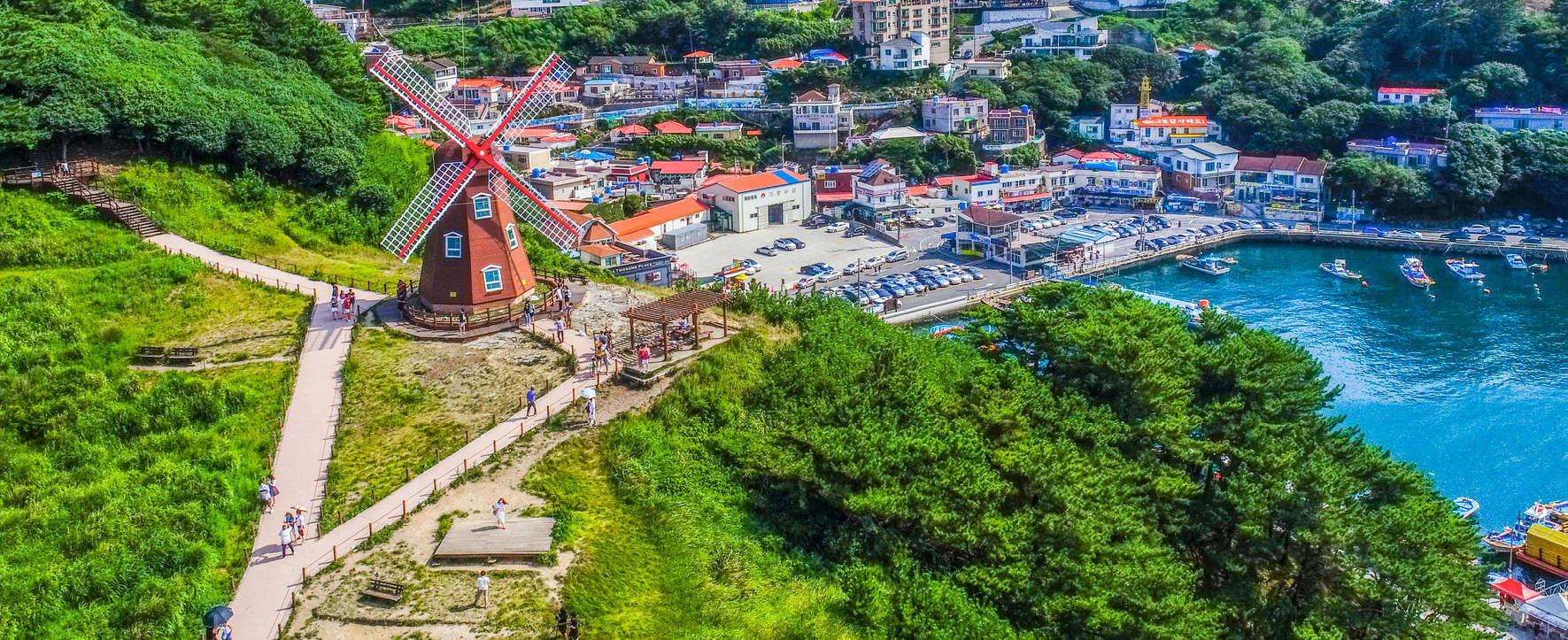 Oedo Island Tour from Busan: Maemiseong Castle, Windy Hill, Cruise ...