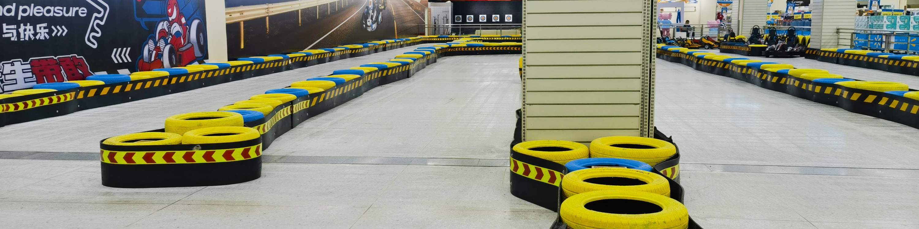 Indoor fun Shenzhen Kunpeng go-kart, archery, shooting, ceramics ...