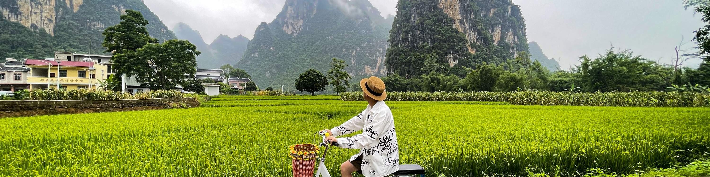 Guangxi Chongzuo Detian Waterfall Mingshi Countryside Bamboo Raft 2-Day ...