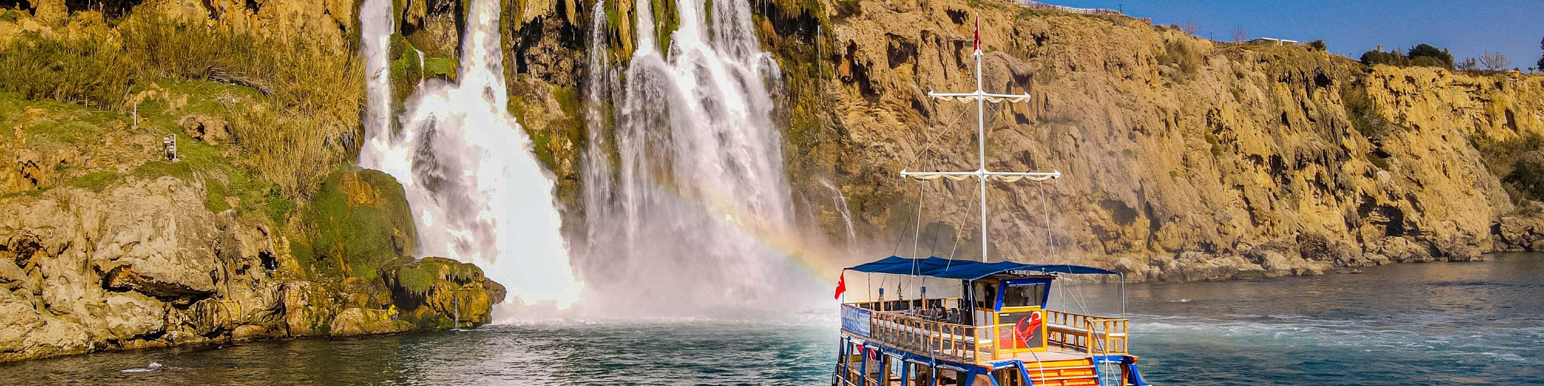 Duden Waterfalls Boat Trip with Lunch and Swimming from Antalya - Klook