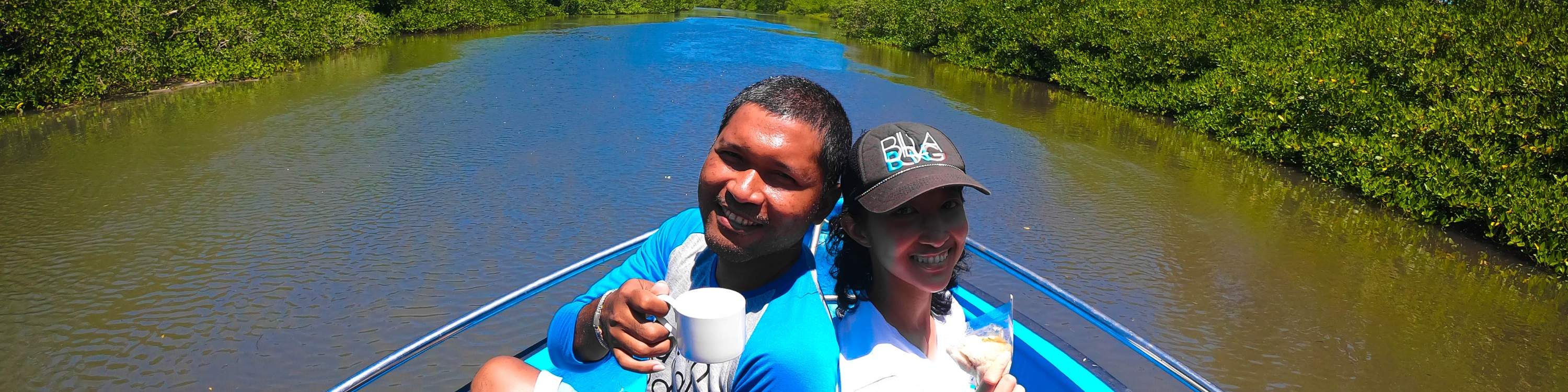 Turtle Island, Glass Bottom Boat and Mangrove Cruise by JTB Indonesia - Klook