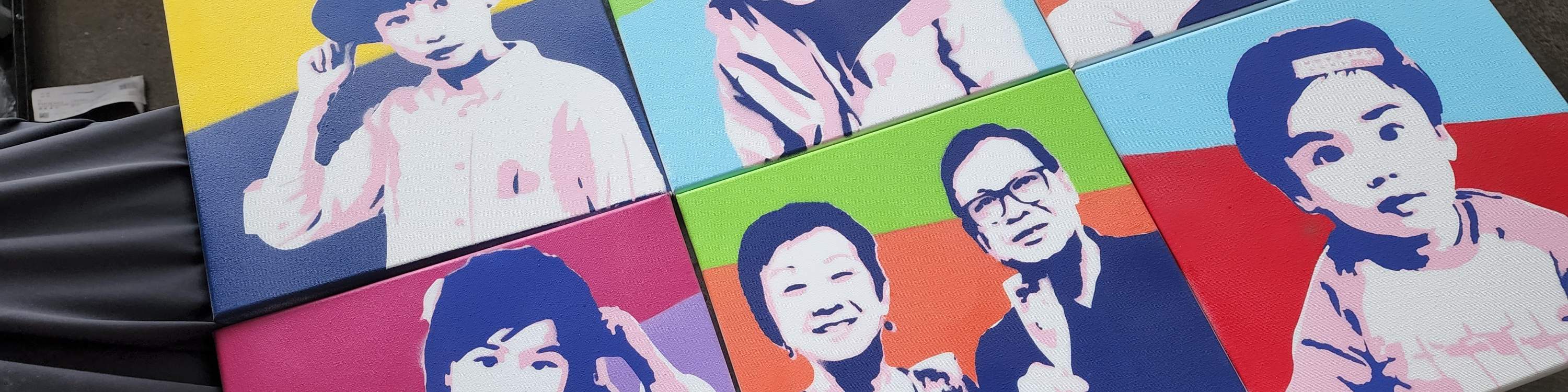 Popduction - Exclusive PopArt portrait spray painting experience ...