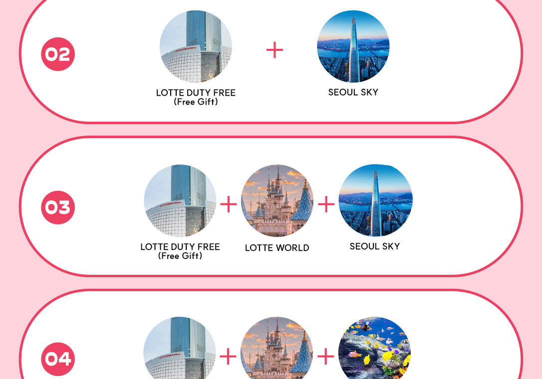 ULTRA LOTTE TOUR (Lotte Duty Free, Lotte World, Seoul Sky, Аквариум ...