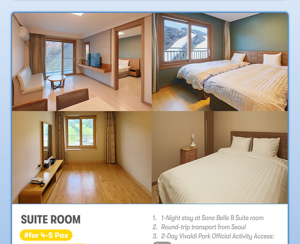 2 Days 1 Night Vivaldi Park Accommodation & Ski Activities Tour - Klook ...