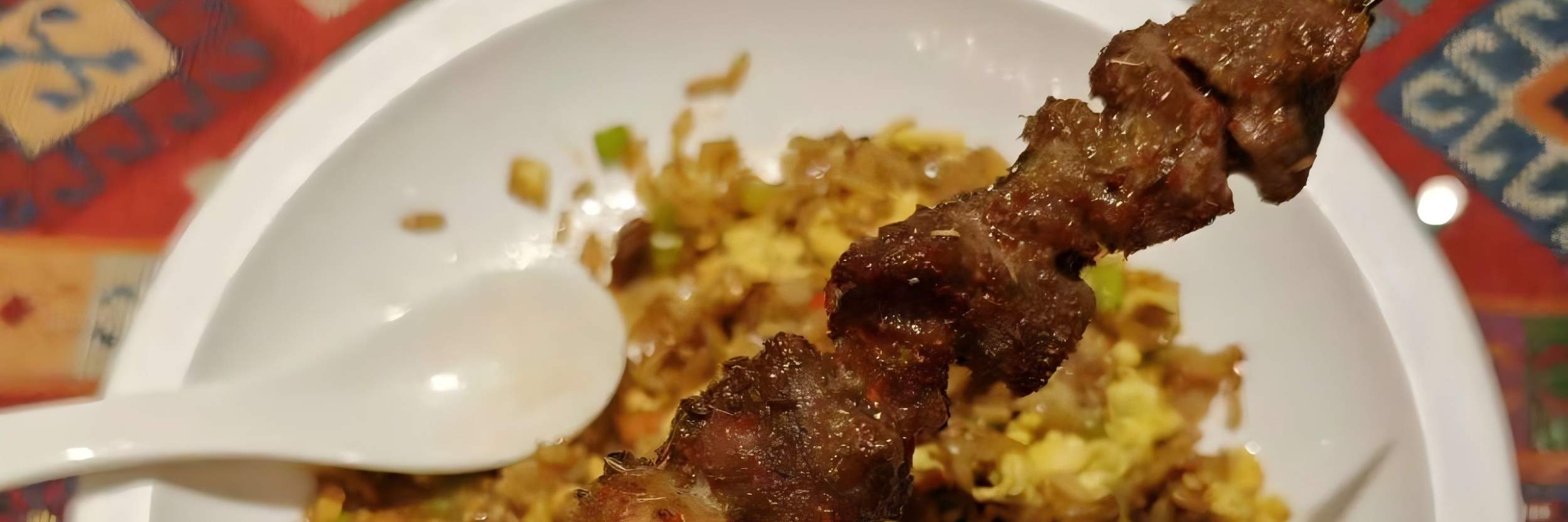Lawatan Malam Sungai Huangpu dan Pinggan Makanan Xinjiang Lidi Ayam dan ...