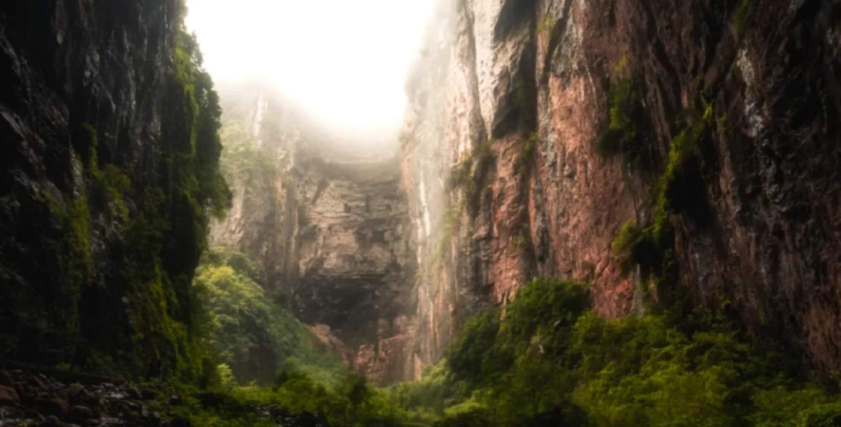 Wulong Karst Geological Park: Three Natural Bridges & Longshui Gorge Crevice One Day Tour ...