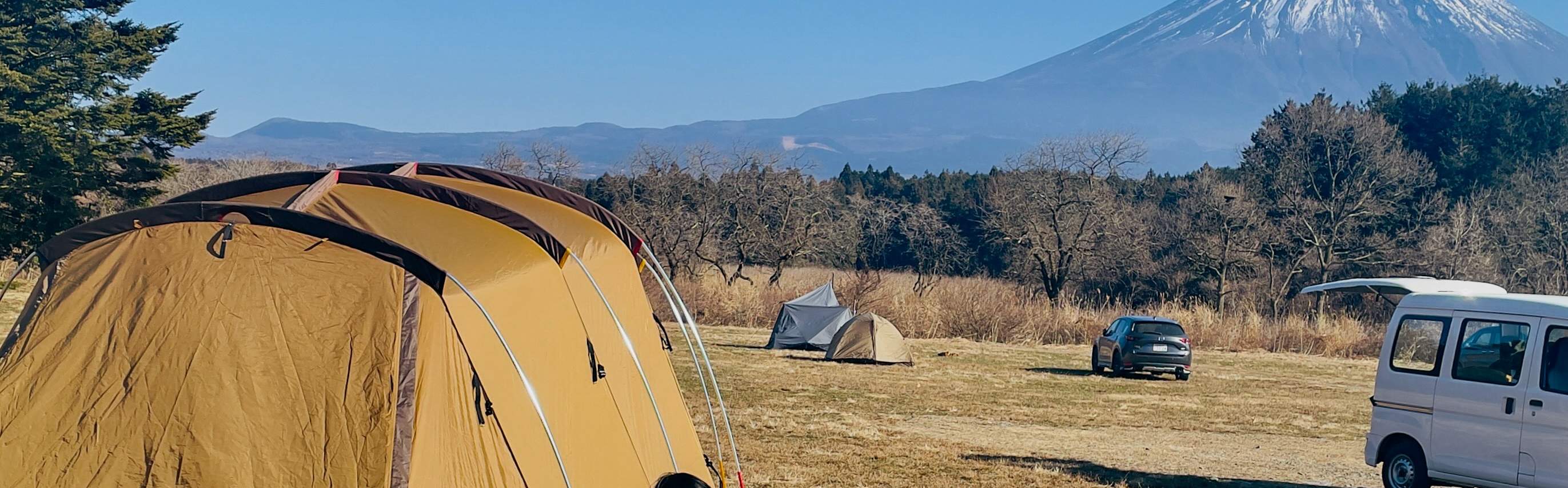 Mt. Fuji Asagiri Plateau Fumotoppara Camping Ground 2 Days 1 Night ...