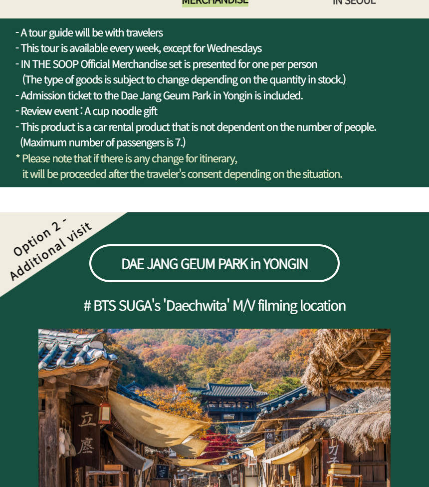 IN THE SOOP BTS Ver. One Day Private VIP Tour - Klook United States