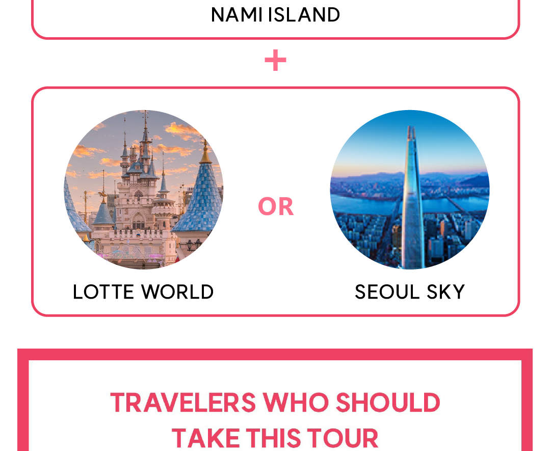 NAMI ISLAND and LOTTE WOLRD or SEOUL SKY - Klook Australia