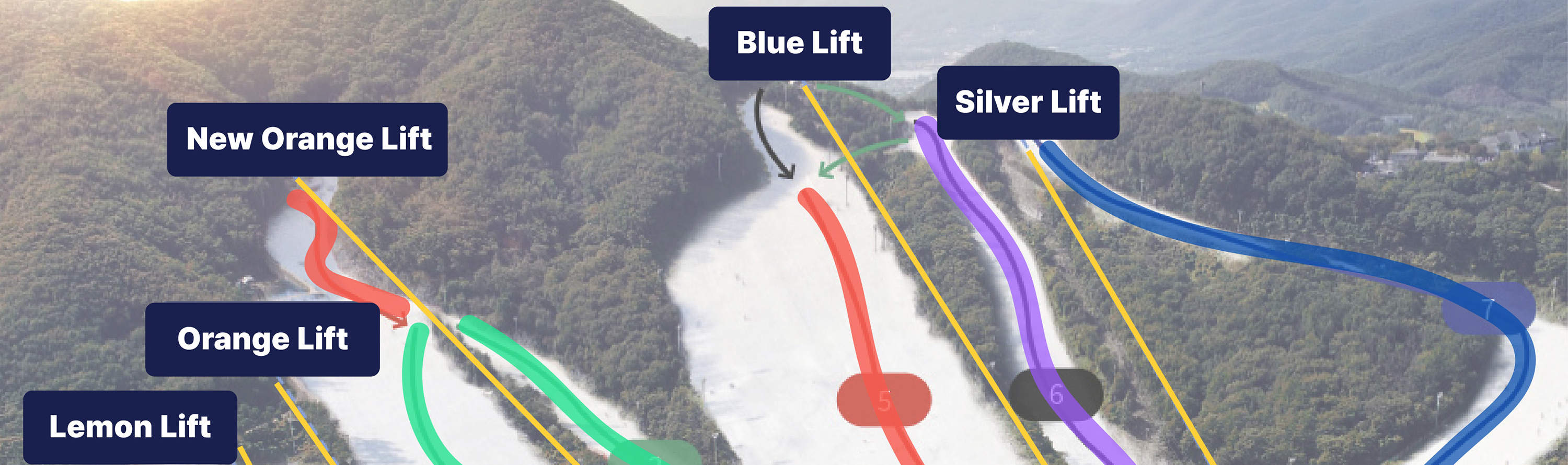 Jisan Forest Ski Resort Sightseeing Trip and Winter Sports Experience ...