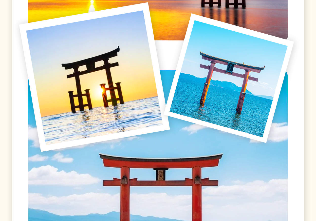 Lake Biwa & Shirahige Shrine & Sanzen-in Temple & Mangetsuji Temple ...